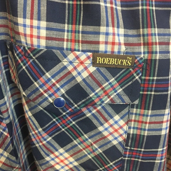 Vintage | Shirts | Vintage Roebuck Western Shirt | Poshmark